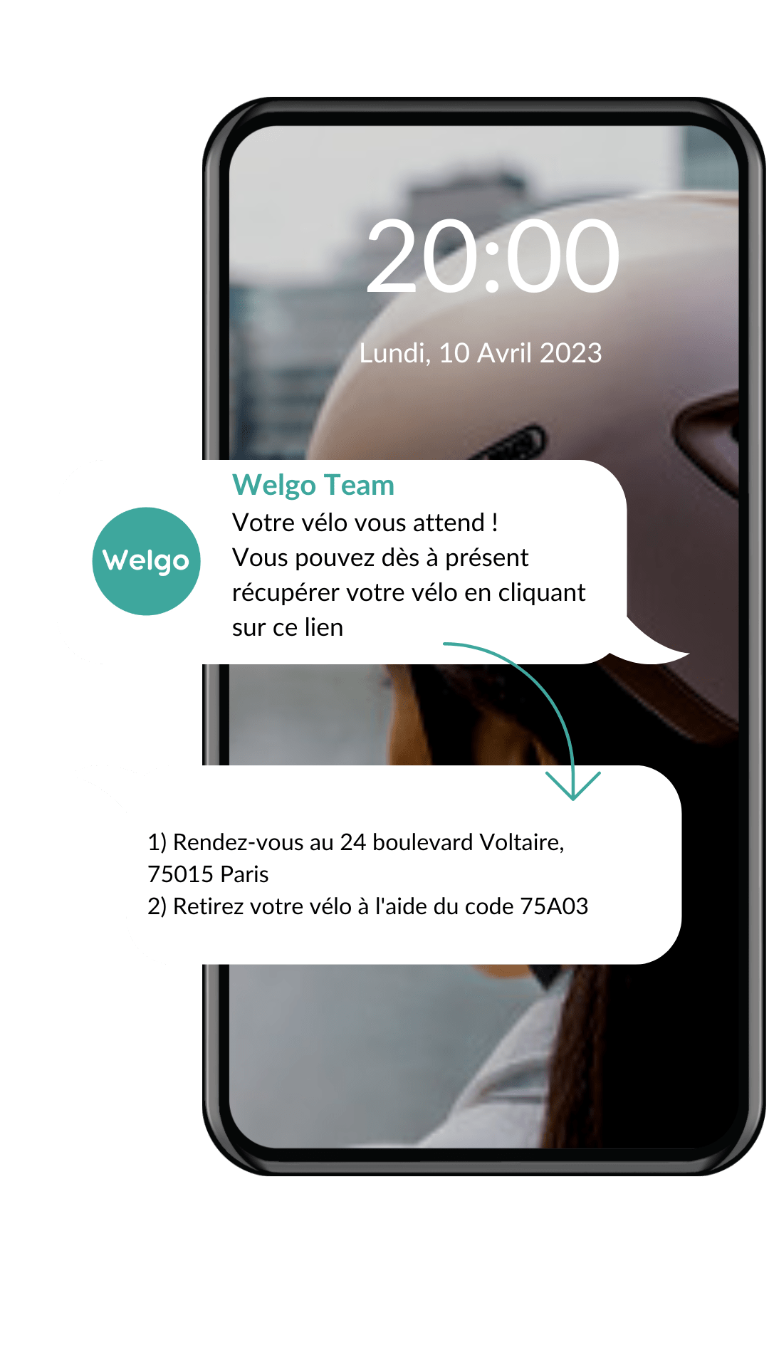 Rental Cargo family bike Paris - Welgo Shop